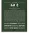 Kalie | Name Art Print – Name Stories