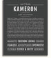 Kameron | Name Art Print – Name Stories