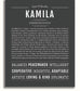 Kamila | Name Art Print – Name Stories