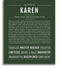 Karen | Name Art Print – Name Stories