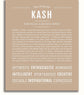 Kash | Name Art Print – Name Stories