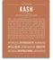 Kash | Name Art Print – Name Stories