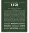 Kash | Name Art Print – Name Stories