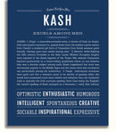 Kash | Name Art Print – Name Stories