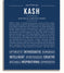 Kash | Name Art Print – Name Stories