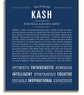 Kash | Name Art Print – Name Stories