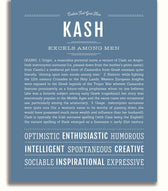 Kash | Name Art Print – Name Stories