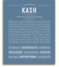Kash Personalized Name Meaning Art Prints – Name Stories