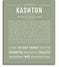 Kashton | Name Art Print – Name Stories