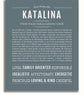 Katalina | Name Art Print – Name Stories