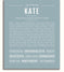 Kate | Name Art Print – Name Stories