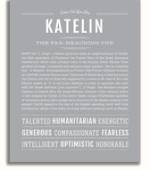 Katelin | Name Art Print – Name Stories