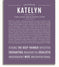 Katelyn | Name Art Print – Name Stories