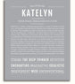 Katelyn | Name Art Print – Name Stories