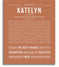 Katelyn | Name Art Print – Name Stories