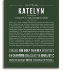 Katelyn | Name Art Print – Name Stories
