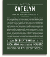 Katelyn | Name Art Print – Name Stories