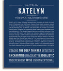 Katelyn | Name Art Print – Name Stories