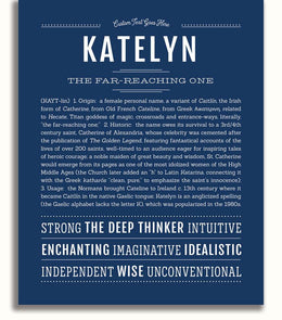 Katelyn | Name Art Print – Name Stories