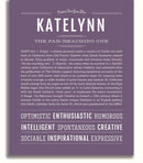 Katelynn | Name Art Print – Name Stories