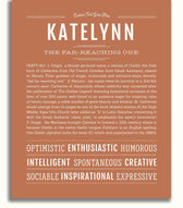 Katelynn | Name Art Print – Name Stories