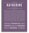 Katherine Personalized Name Meaning Art Prints – Name Stories