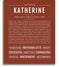 Katherine Personalized Name Meaning Art Prints – Name Stories