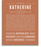 Katherine | Name Art Print – Name Stories