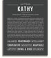 Kathy | Name Art Print – Name Stories