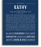 Kathy | Name Art Print – Name Stories