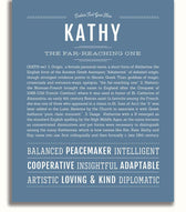 Kathy | Name Art Print – Name Stories