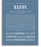 Kathy | Name Art Print – Name Stories