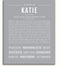 Katie | Name Art Print – Name Stories
