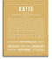 Katie | Name Art Print – Name Stories