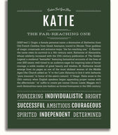 Katie | Name Art Print – Name Stories