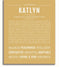 Katlyn | Name Art Print – Name Stories