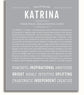 Katrina | Name Art Print – Name Stories
