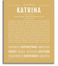 Katrina | Name Art Print – Name Stories