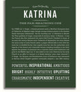 Katrina | Name Art Print – Name Stories