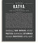 Katya | Name Art Print – Name Stories