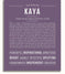 Kaya | Name Art Print – Name Stories