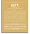 Kaya Personalized Name Meaning Art Prints – Name Stories