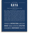 Kaya | Name Art Print – Name Stories
