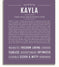 Kayla | Name Art Print – Name Stories