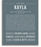 Kayla | Name Art Print – Name Stories