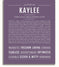 Kaylee | Name Art Print – Name Stories
