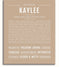 Kaylee | Name Art Print – Name Stories