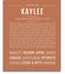 Kaylee | Name Art Print – Name Stories