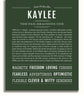 Kaylee | Name Art Print – Name Stories