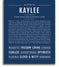 Kaylee Personalized Name Meaning Art Prints – Name Stories